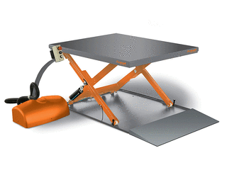 Unicraft SHT 1001 G hidraulikus emelőasztal 1000 kg | 82 - 760 mm ...